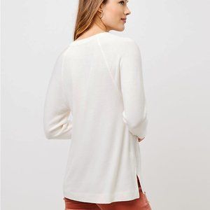 LOFT | Tops | New Loft S Cream Ivory V Neck Knit Soft Top | Poshmark